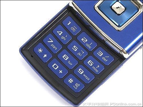 蓝色魅力 三星时尚滑盖J608卖880元_手机_科技时代_新浪网