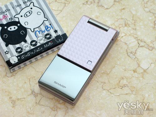 钻石切割 500万像素翻盖夏普SH9120C售2200_手机_科技时代_新浪网