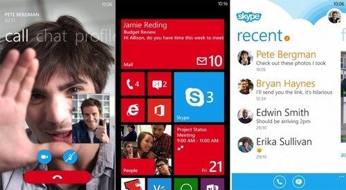 WP8全屏视频通话 微软Skype预览版可下载|微软|Skype|WP8_手机_科技时代_新浪网