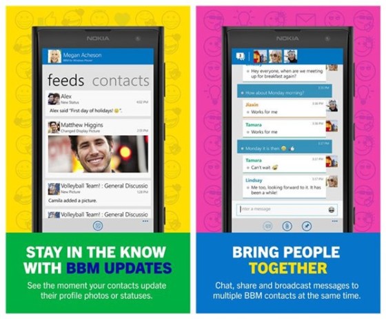 WP8.1版BBM正式版推出|BBM|WP8.1|聊天_软件学园_新浪科技_新浪网