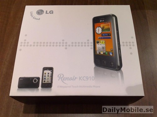 华丽外观800万像素 LG KC910开箱图片_手机_科技时代_新浪网