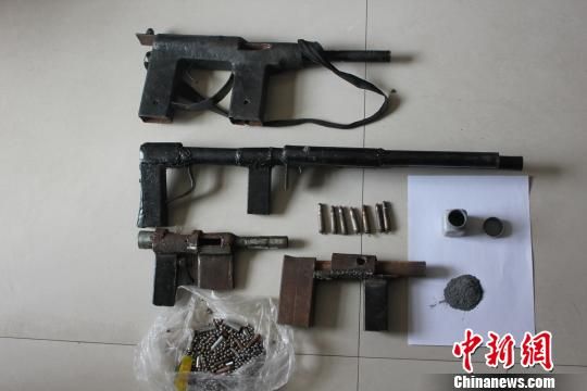 男子为躲赌债自制4支枪药2门土炮 图 自制枪支 新浪新闻