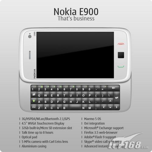 N900不算啥 诺基亚E系机王E900曝光_手机_科技时代_新浪网