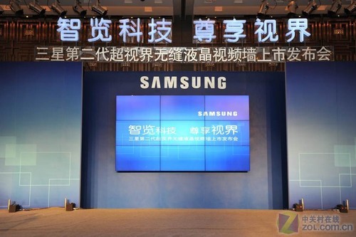 三星发布第二代无缝液晶视频墙UD55A_硬件_科技时代_新浪网