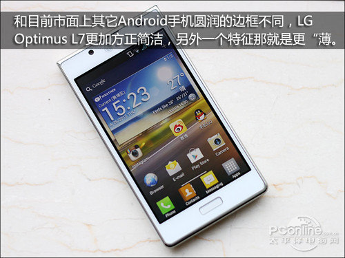 浮空屏安卓4.0系统 LG Optimus L7评测_手机_科技时代_新浪网
