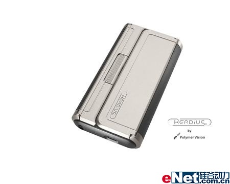 屏幕可折叠 Polymer Vision Readius发布_手机_科技时代_新浪网