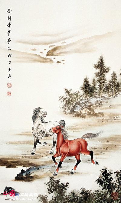津门著名女画家爱新觉罗·梦玉：对画马情有独钟_滚动新闻_新浪财经_新浪网