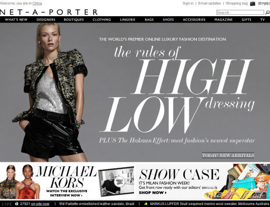 Net-a-Porter年内全面进驻中国市场_尚品频道_新浪网
